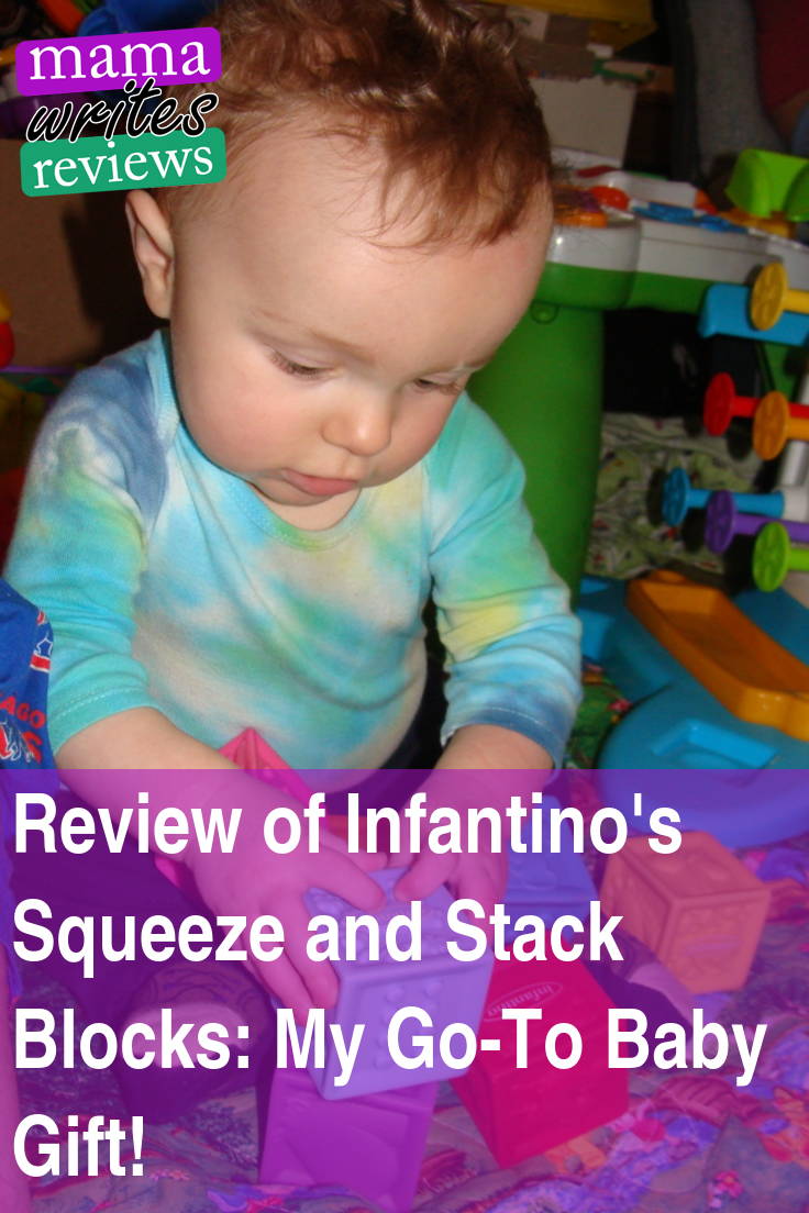 Review of Infantino's Squeeze and Stack Blocks: My Go-To Baby Gift ...