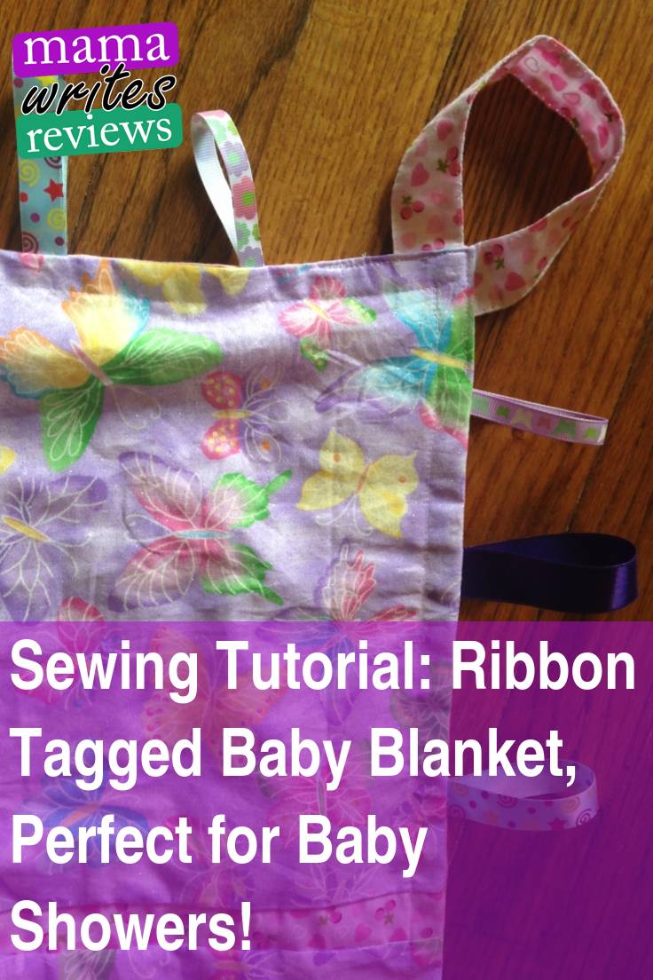 Sewing Tutorial: Ribbon Tagged Baby Blanket, Perfect for Baby Showers ...