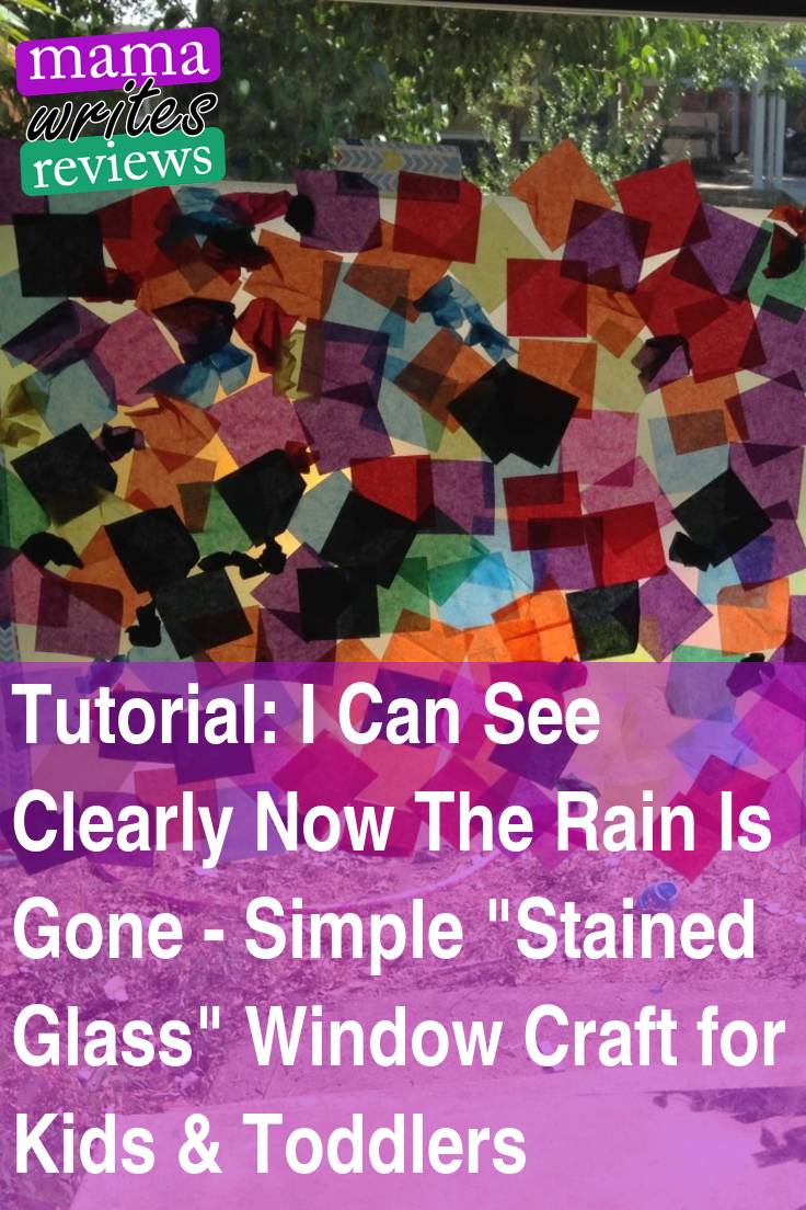 Tutorial: I Can See Clearly Now The Rain Is Gone - Simple "Stained ...
