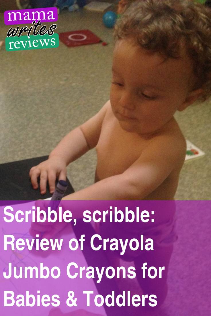 Scribble, scribble: Review of Crayola Jumbo Crayons for Babies ...