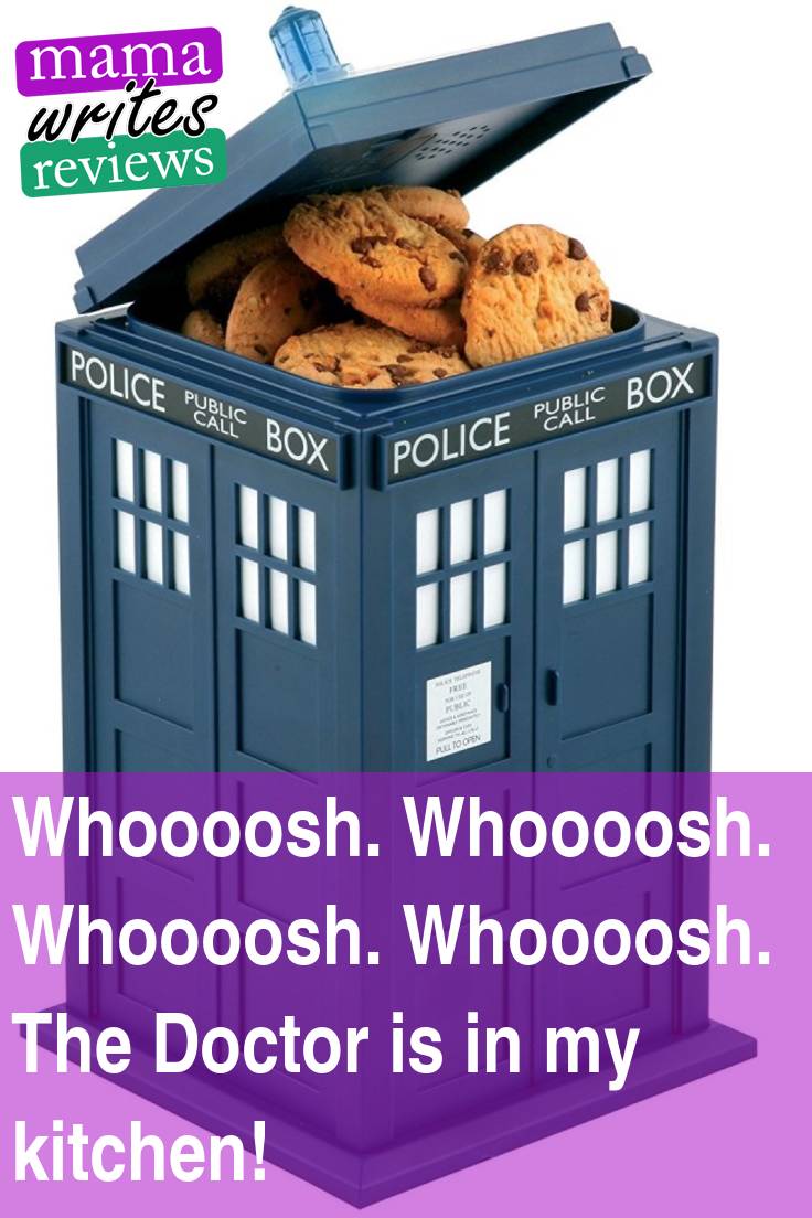 Whoooosh. Whoooosh. Whoooosh. Whoooosh. The Doctor is in my kitchen ...